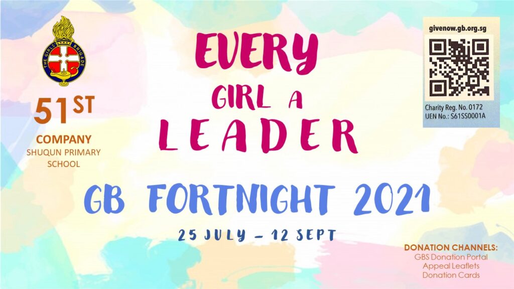 Girls' Brigade Fortnight 2021 - Jurong Christian Church