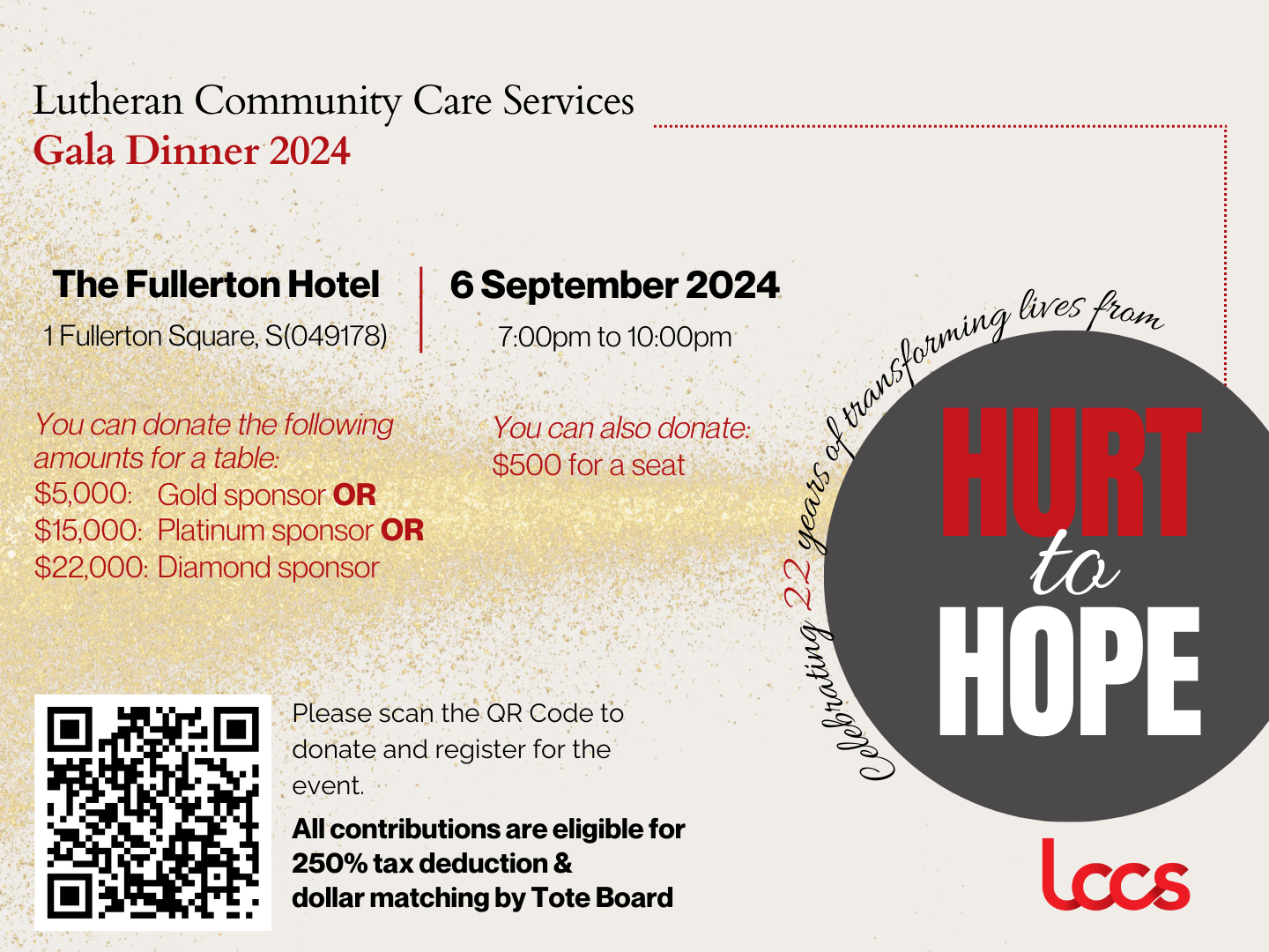 LCCS Gala Dinner 2024 - Jurong Christian Church