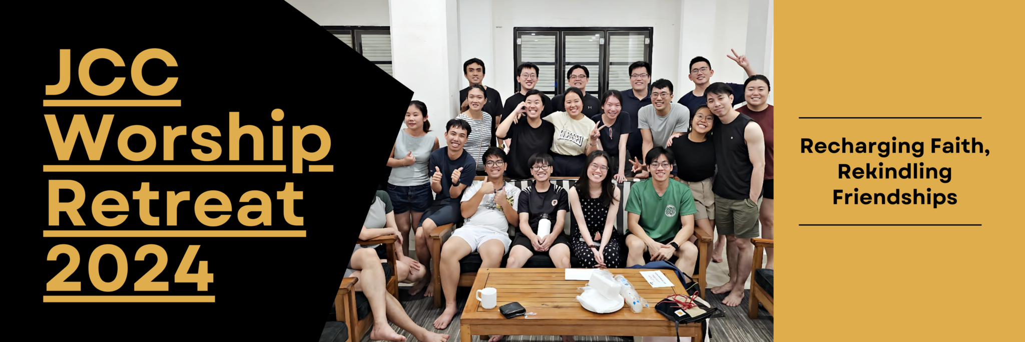 JCC Worship Retreat 2024 - Recharging Faith, Rekindling Friendships ...